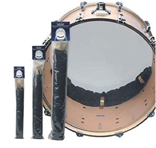 Remo Hardware Package, Bass Muffle Strip, Black, For 18" Diameter Drum