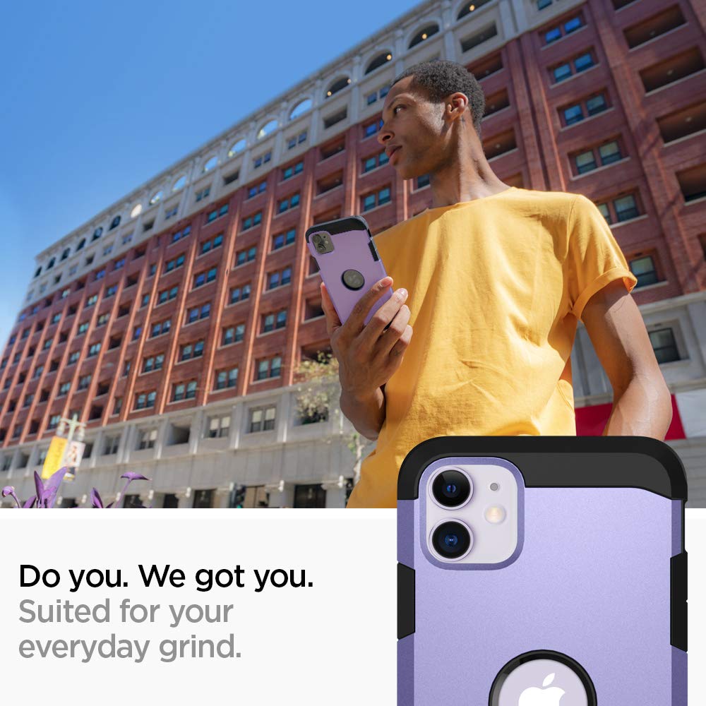 Spigen Tough Armor [Extreme Protection Tech] Designed for iPhone 11 Case (2019) - XP Purple