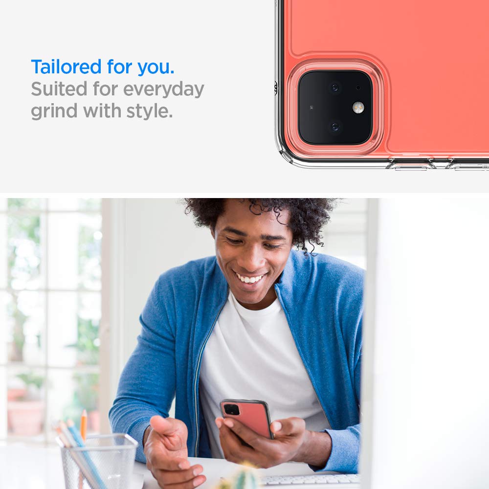 Spigen Ultra Hybrid Designed for Google Pixel 4 XL Case (2019) - Crystal Clear