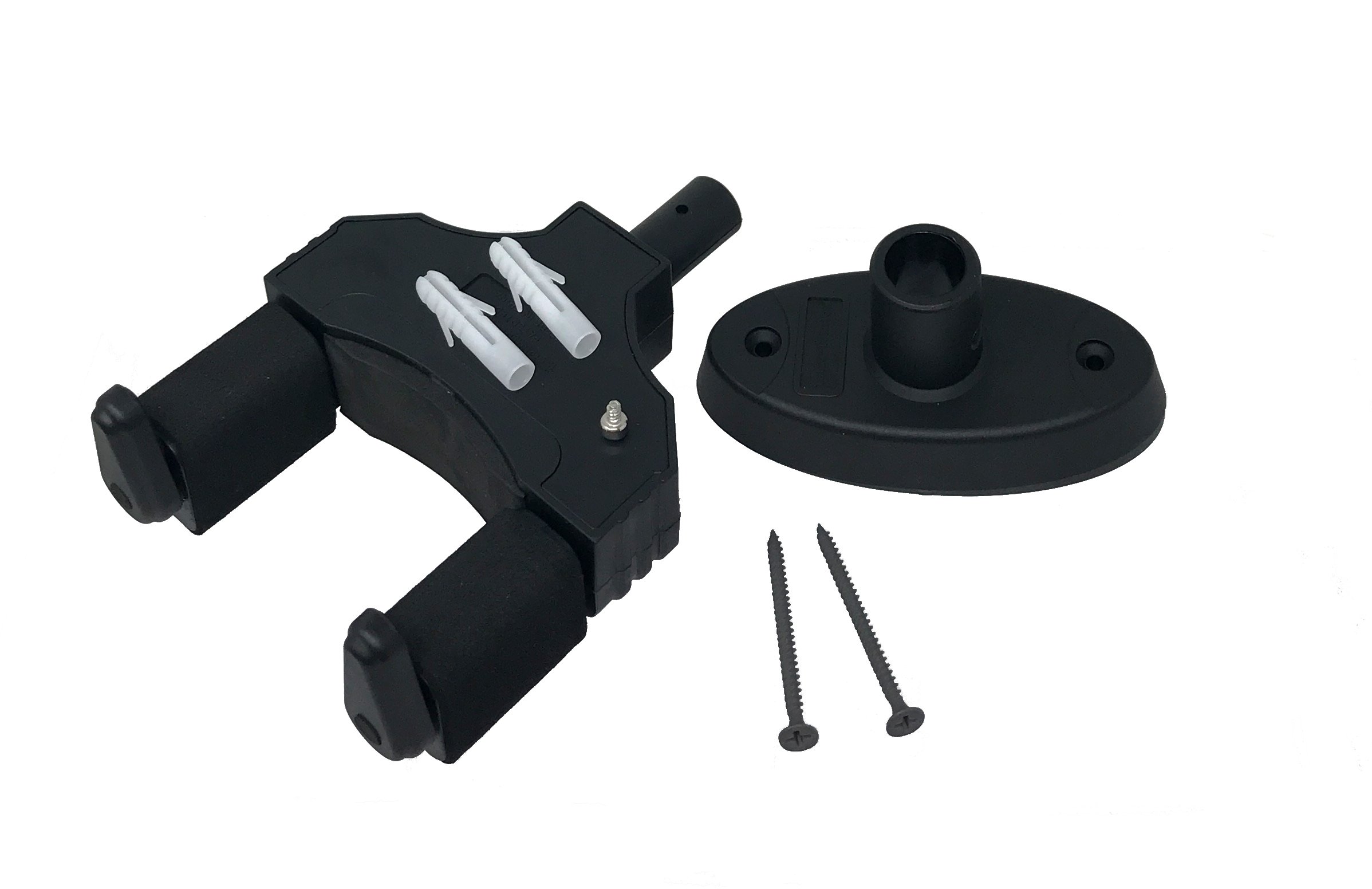 Tetra-Teknica TourPro EGH-08-2P Auto-lock Home and Studio Guitar Hanger, Color Black, 2 Per Pack