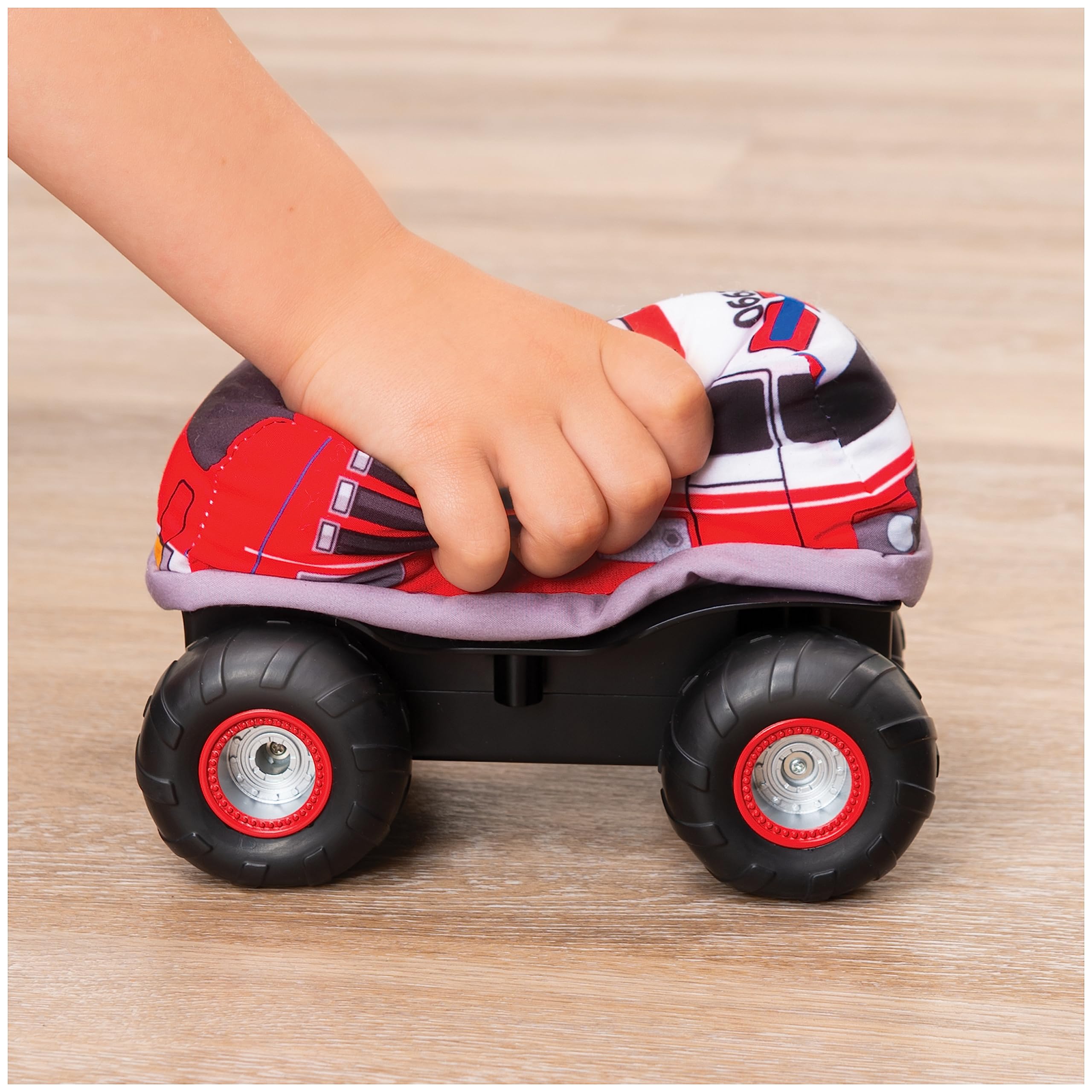 Spin Master Plush Power RC, Remote Control Fire Truck with Soft Body and 2-Way Steering, for Kids Aged 3 and up