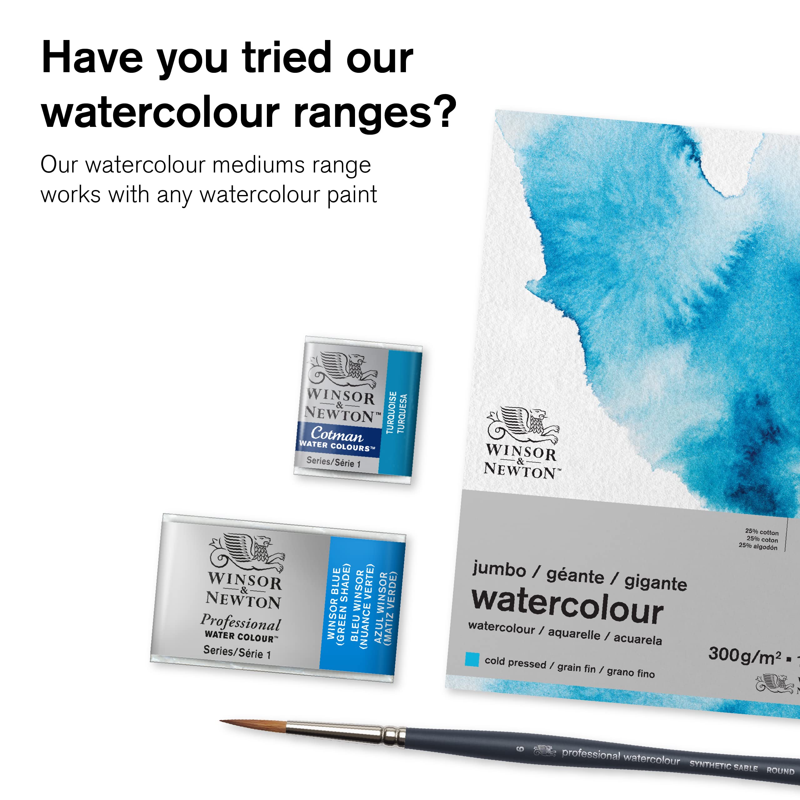Winsor & Newton Watercolor Medium, Art Masking Fluid, Colourless, 75ml (2.5-oz) bottle