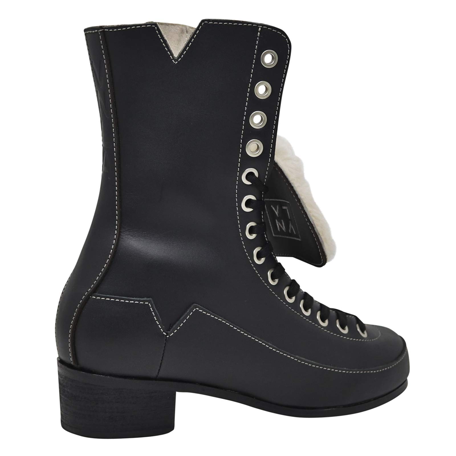 V N L A Godfather Roller Skate Boots for Men and Women - Artistic or Rhythm Roller Skating - Boots Only (Men 12) Black