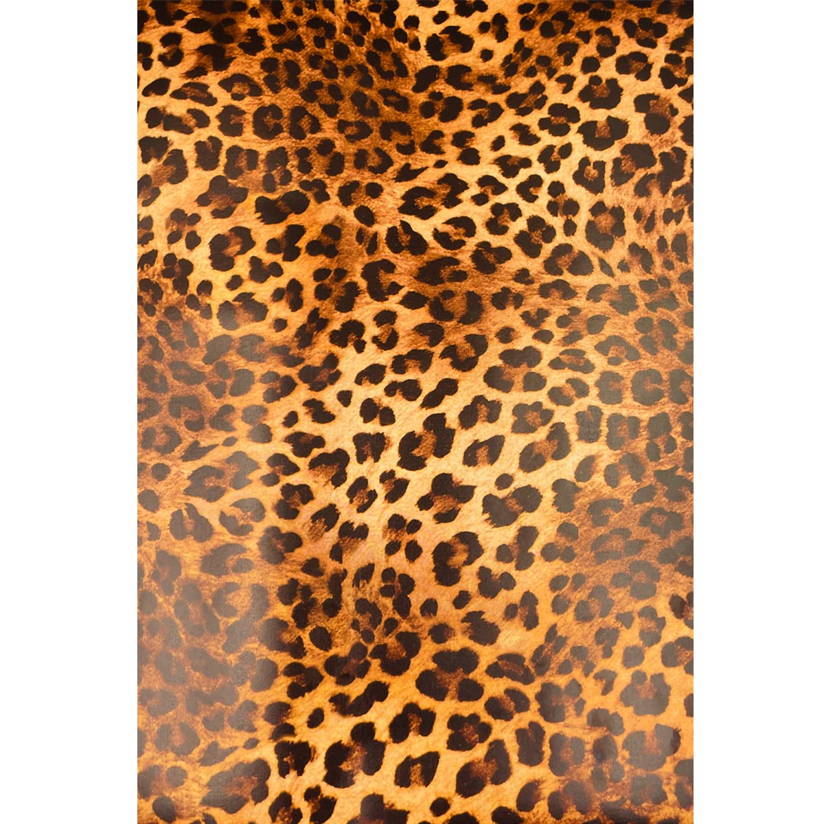 Yifasy 19.7 feet Wallpaper Roll Leopard Animal Print Peel and Stick Removable Shelf Liner Women Makeup Box Decor (236x17.7 Inch)