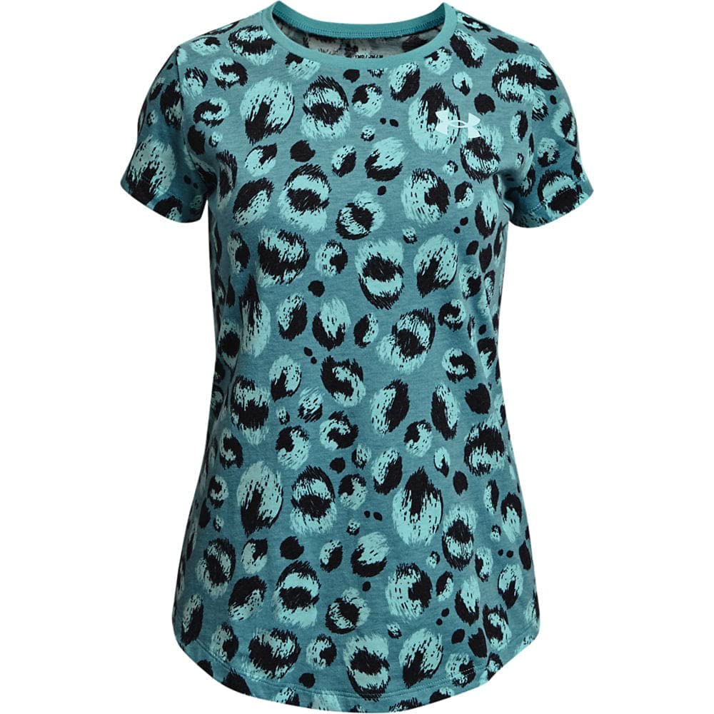 Under Armour Live Fierce Instinct Printed Short Sleeve T-shirt, Cosmos (476)/Black, Youth X-Large