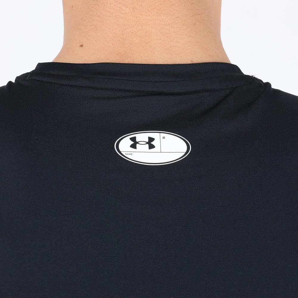 Under Armour Men's Armour HeatGear Compression Sleeveless T-Shirt , Black (001)/White, Medium