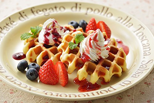 Yoshikawa SJ2275 Waffle Maker, Single, Fluorine Treatment, For Gas Stoves, Black, 13.6 x 5.6 x 1.3 inches (34.5 x 14.3 x 3.2 cm)