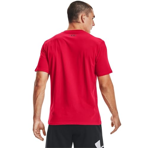 Under Armour Men's Global Foundation Short-Sleeve T-Shirt , Red (602)/Black, Large