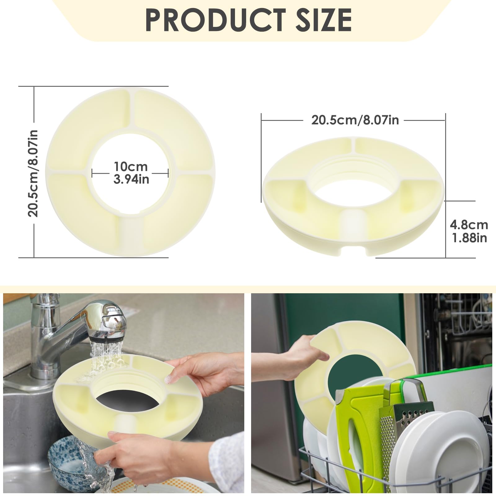 Snack Bowl For Stanley 40oz, Upgrade Silicone Reusable Snack Tray For Stanley, Snack Tray With Compartments For Stanley Cup, Snack Tray For Stanley, Accessories for Stanley 40 oz Tumbler With Handle