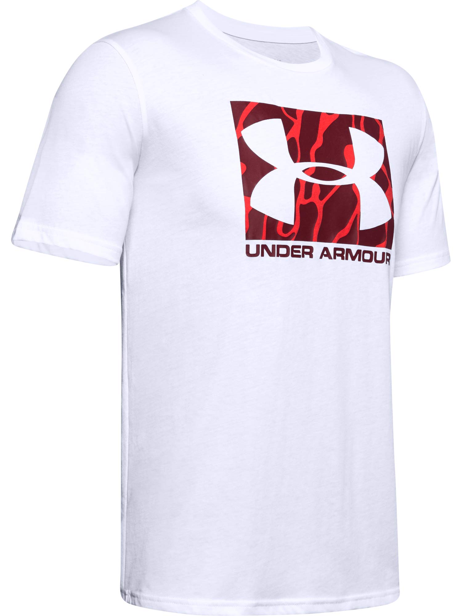 Under Armour Men's UA Boxed Sportstyle Camo Fill Short Sleeve SM White