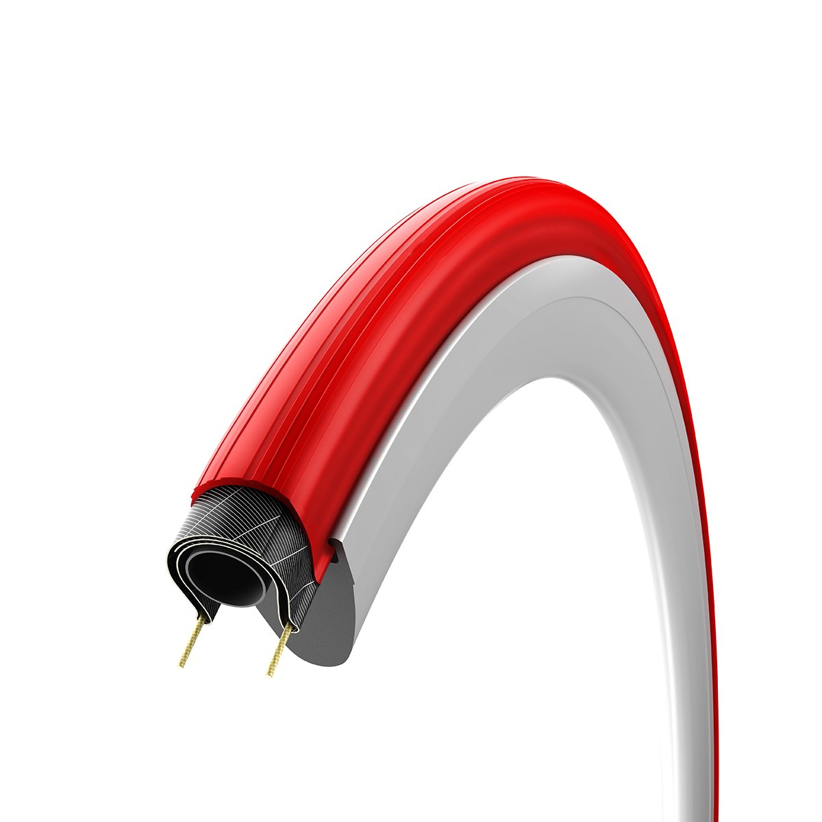 Vittoria Zaffiro Pro Home Trainer Tire - Indoor Bike Trainer Tire - Foldable Training Bicycle Tire (29x1.35, Red)