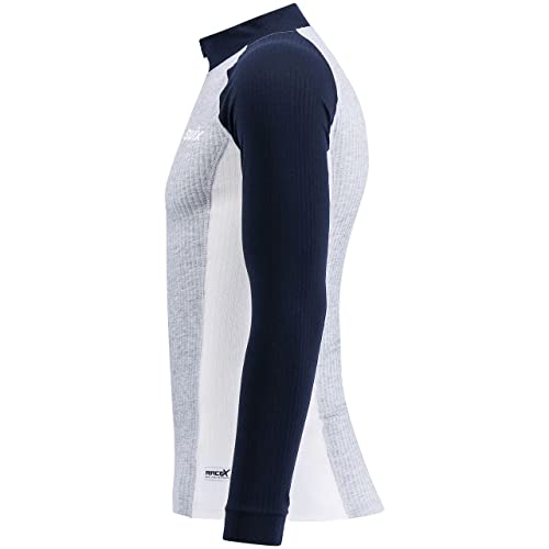 Swix Racex Bodyw Halfzip M, Color: Grey Melange, Size: S (40821-11200-S)
