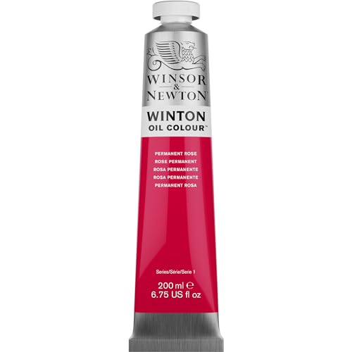 Winsor & Newton Winton Oil Color, 200ml (6.75-oz) Tube, Permanent Rose