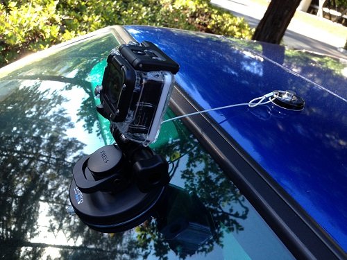 The Accessory Pro® Magnetic Mount and Steel Safety Cable Compatible with All GoPro® Cameras - 100+ mph Speed
