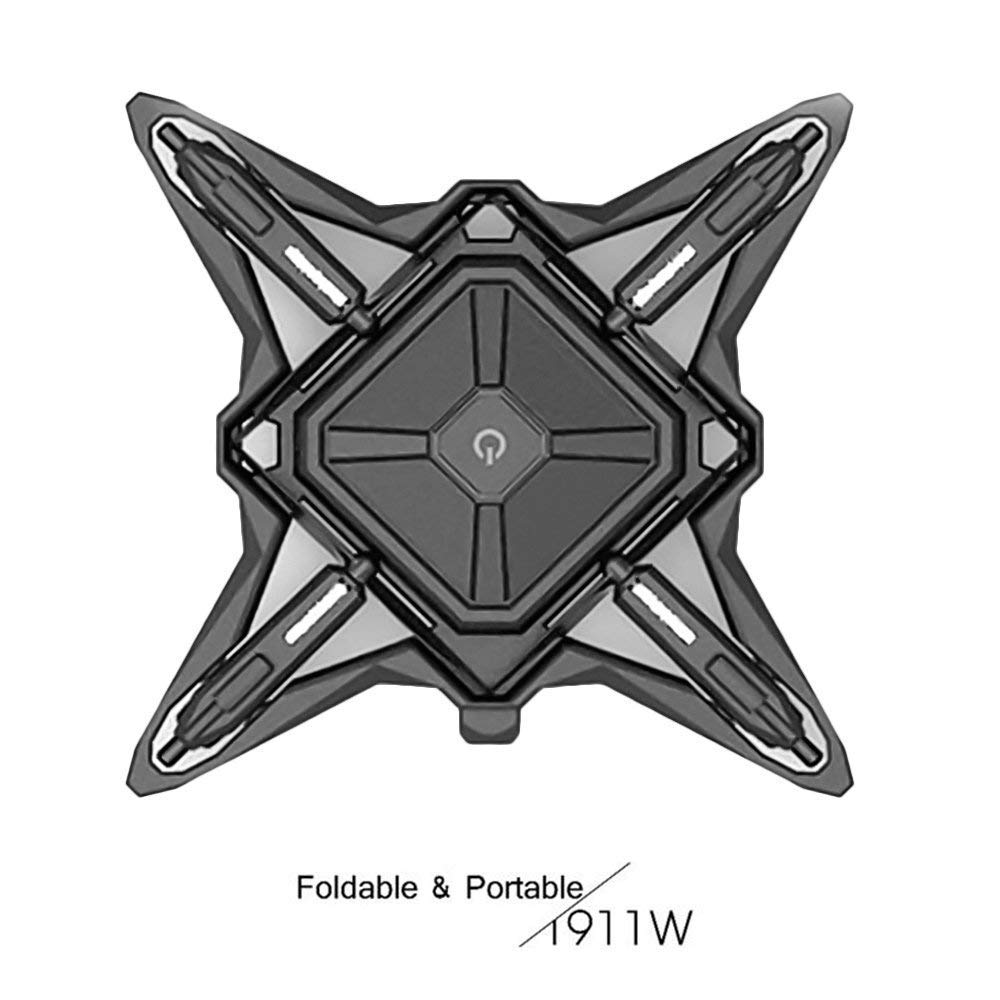 UniDargon T911W VGA Wifi Transmission Foldable RC Drone with Altitude Hold Mode,Four-Axis One Key Take Off Landing and Headless Mode Easy Fly Steady for Beginners