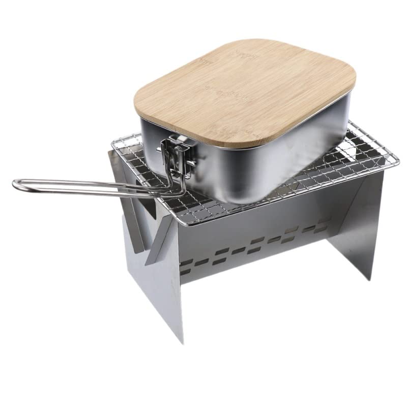WXBDD Folding Bbq Grill Portable Split Design Outdoor Camping Bbq Picnic Tool Easy Washable Food Barbecue Tool