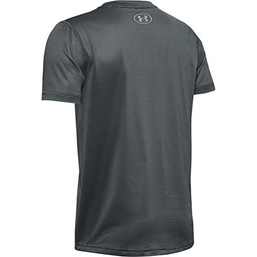 Under Armour Raid Short Sleeve Tee, Pitch Gray (013)/Mod Gray, Youth Small