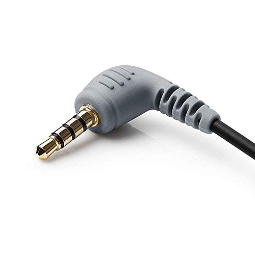 ULBRE TRS to TRRS Adapter 3.5mm Microphone Audio Adapter Cable for iPhone Android Smartphones and Tablets
