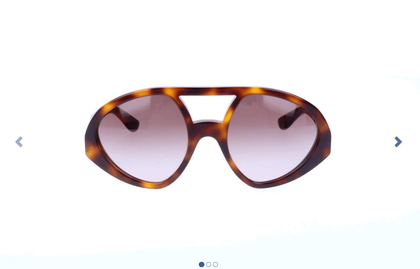 Valentino Acetate Frame Brown Gradient Lens Ladies Sunglasses V708S214