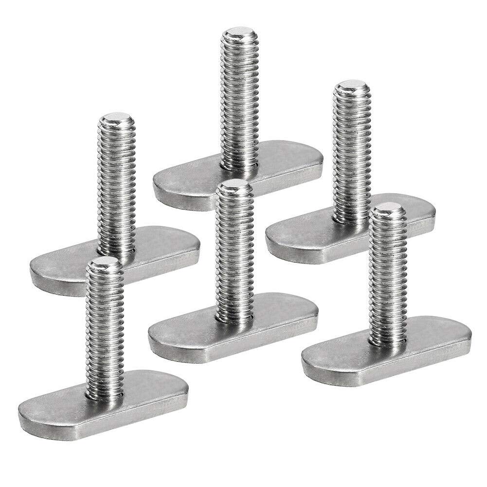 T Slot Bolt Replacement, 1/2 Inch Kayak Screws Track Screws Hardware Gear Mounting MightyBolt for Kayaks Canoes Boats Mini Rails