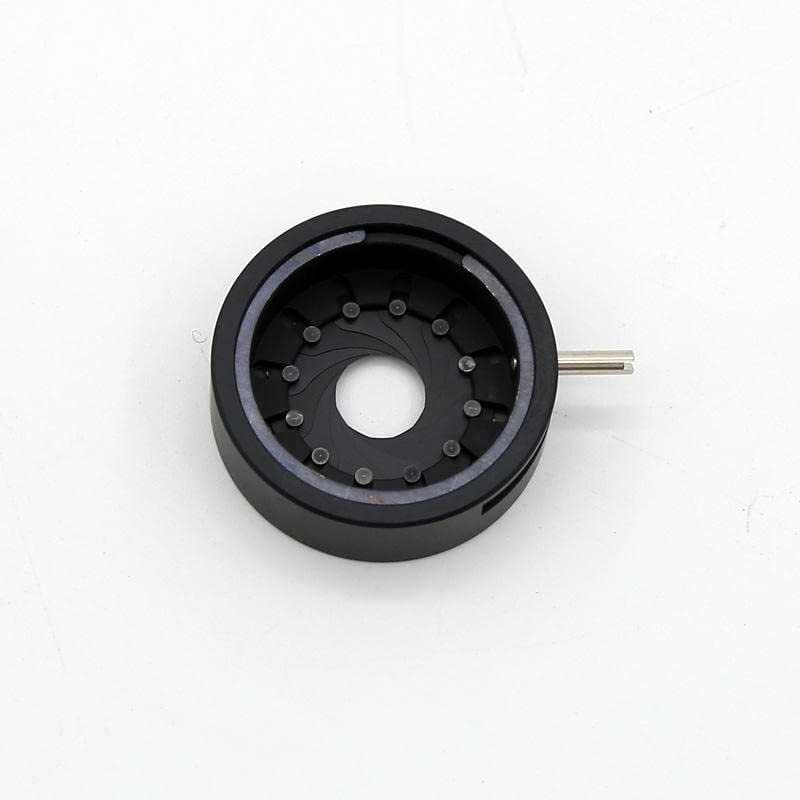 UIOYU Handheld Digital Microscope Accessories 0.5-15mm Adjustable Optical Mechanical Iris Aperture Diaphragm Condenser Camera Modules Medium Diameter Iris Microscope Accessories
