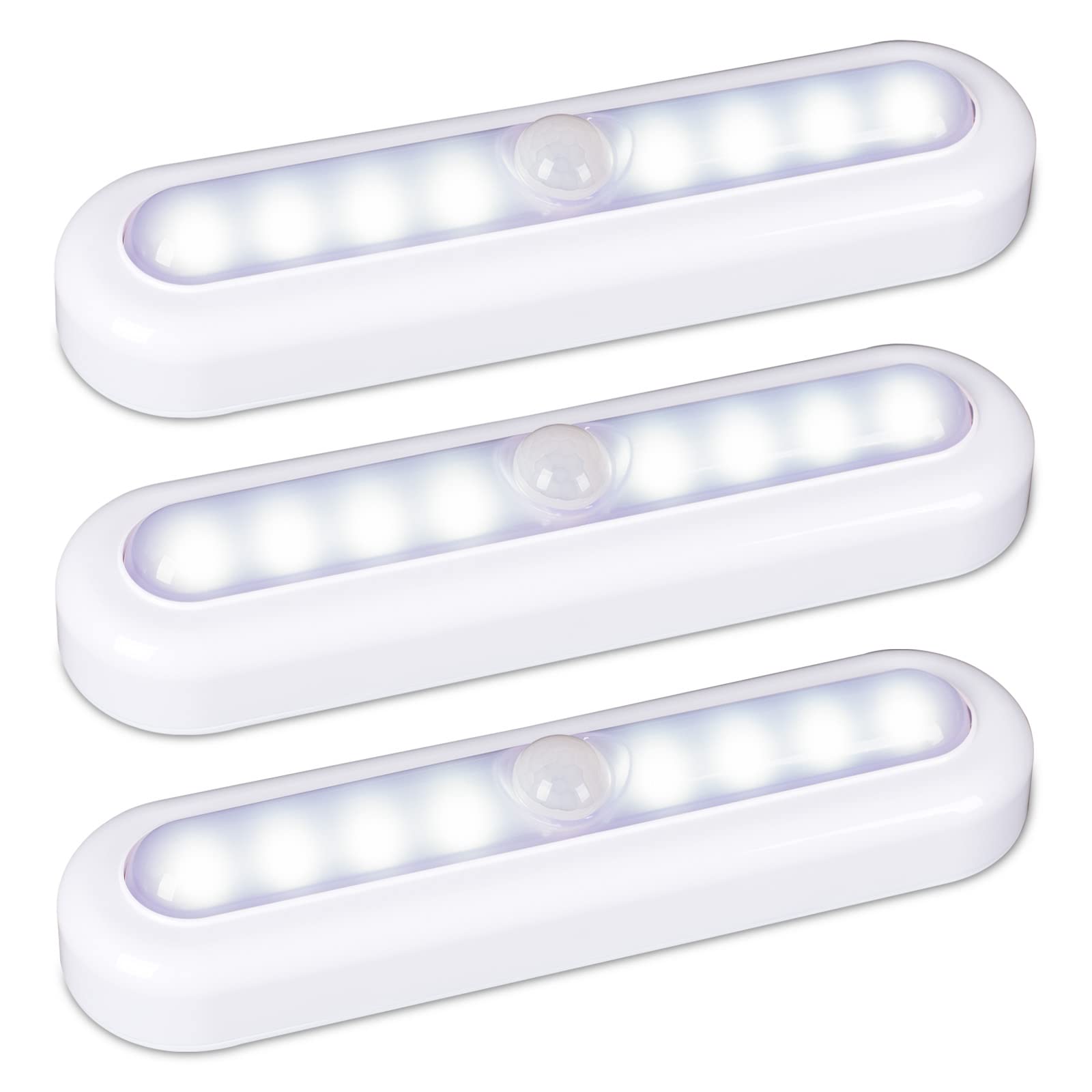 STAR-SPANGLED 12” Touch Sensor Light Indoor Battery Operated, Stick on LED Light for Closet, Stairs, Under Cabinet
