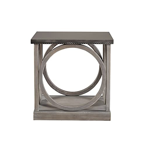 Universal Furniture Curated Collection Carlton End Table, Greystone