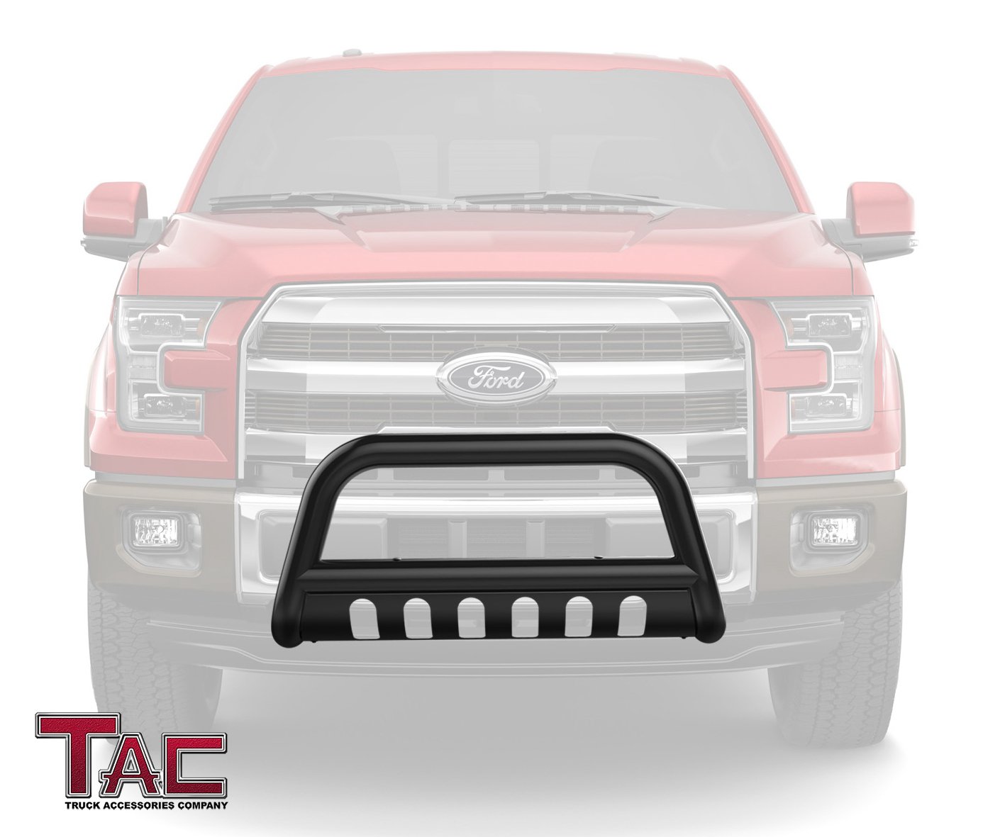 TAC Bull Bar Fits 2004-2024 Ford F150 (Exclude Heritage edition/all F150 Raptor models/2020-2022 Diesel models)|2022-2024 F150 lightning EV|2003-2017 Expedition 3" SUV Black Bumper Guard
