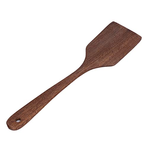 VTOSEN Wooden Spoon Exquisite Textured Lightweight Cooking Spatula & Paddle Set,Wooden Spoons for Cooking, Kitchen Supplies, Gift for Kitchen(33.5CM)
