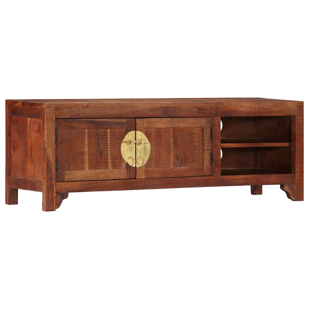 THYUOVAI TV Cabinet,Sideboard Lowboard Media Console Cabinet HiFi Cabinet Tv Table Suitable for Living Room,Bedroom,Closet,Hallway,Foyer,Office 47.2"x11.8"x15.7" Solid Acacia Wood