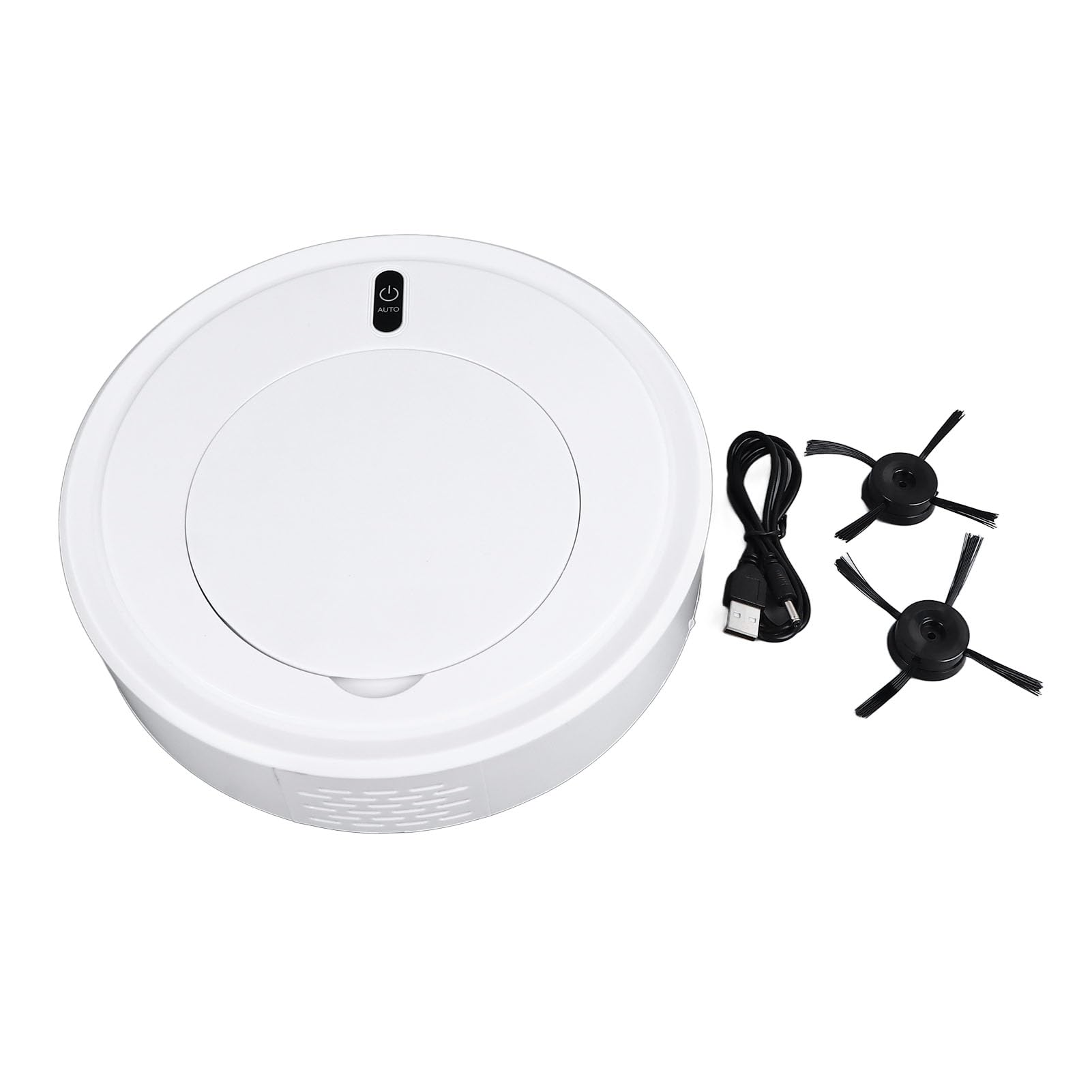 Syrisora Robot Vacuum Cleaner Home Intelligent Robotic Full Automatic 3 in 1 Silent Dust Collector Clean Equipment (White)