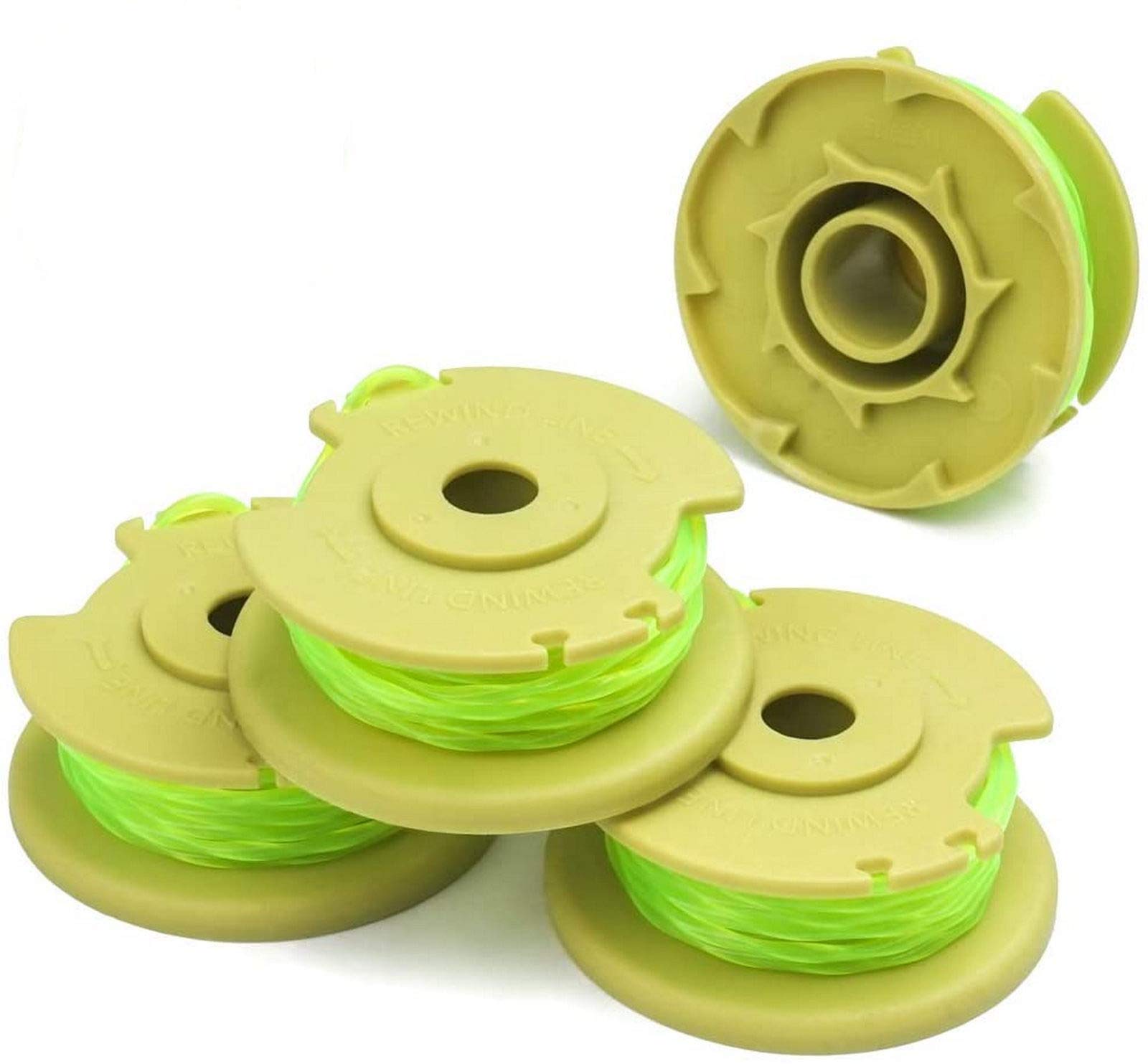 X Home Weed Eater String Compatible with Most Ryobi Cordless Trimmers, 4 Packs, Part#AC80RL3