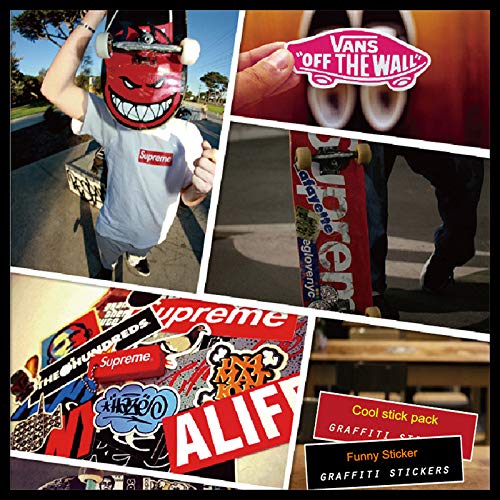 Sticker Bomb Pack Vinyl Wrap 100 Pcs,Funny Stickers Packs for Cars,Motorcycle,Bicycle,Skateboard,Luggage[Not Random]