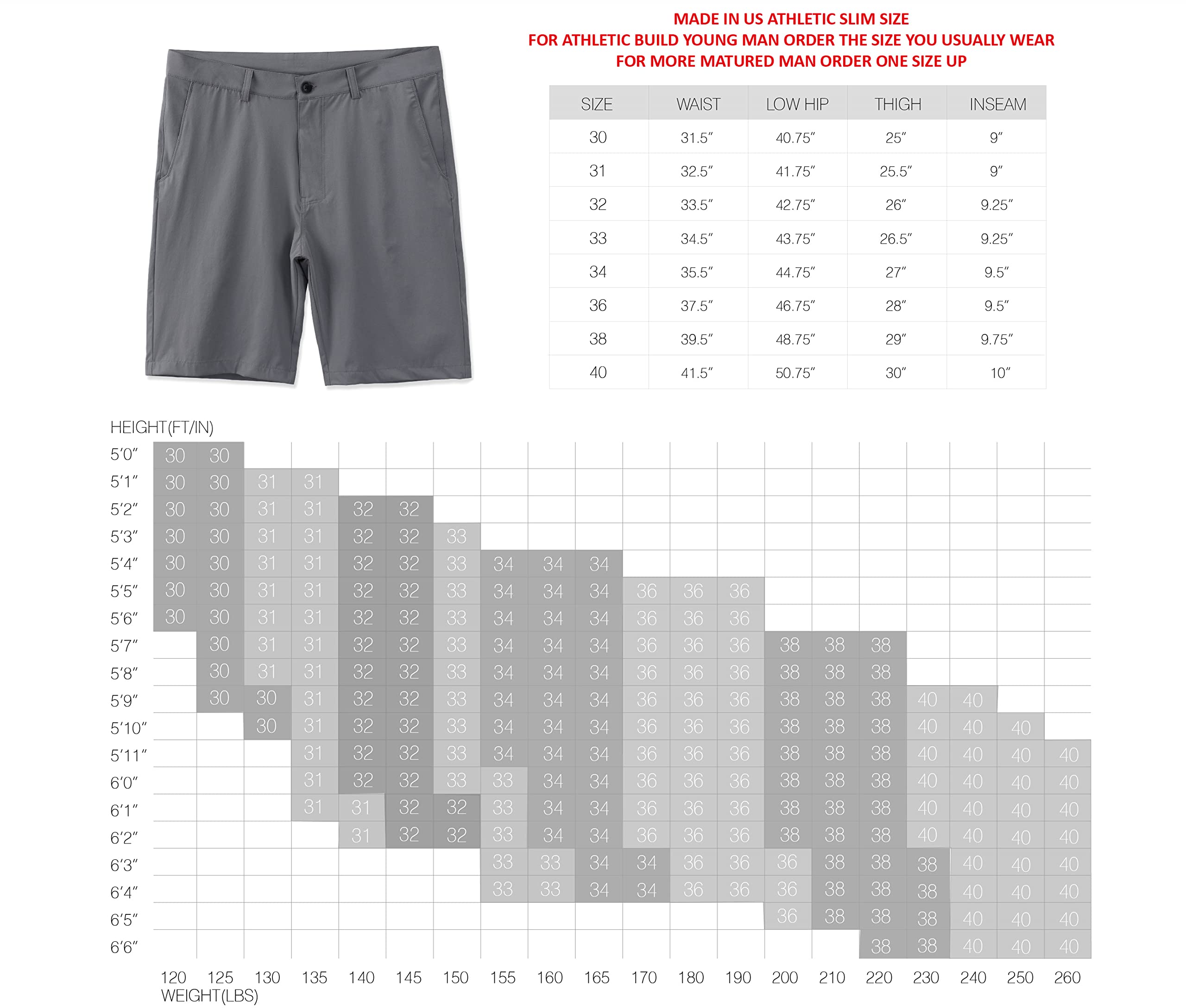 Vetemin Men's Casual Performance Quick Dry Slim Fit Workout Hiking Hybrid Dress Chino Golf Shorts Fresh Army 30