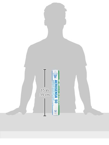 YONEX AEROSENSA 50 Championship Tournament, White, 1 Dozen, 1 Tube, 3 (AS503)