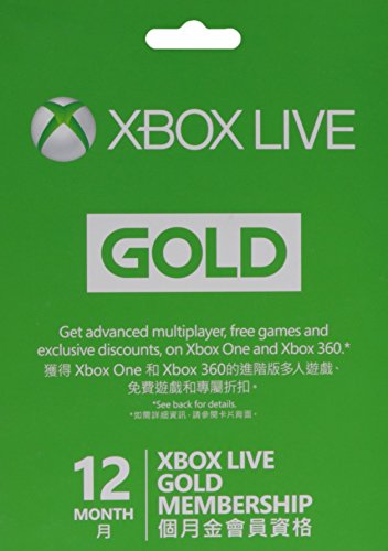 Xbox Live 12 Month Gold Membership Card-instruction in Arabic