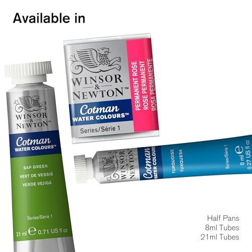 Winsor & Newton Cotman Watercolor Paint, 21ml (0.71-oz) Tube, Sap Green