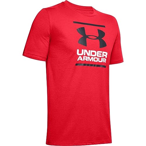 Under Armour Men's Global Foundation Short-Sleeve T-Shirt , Red (602)/Black, Large