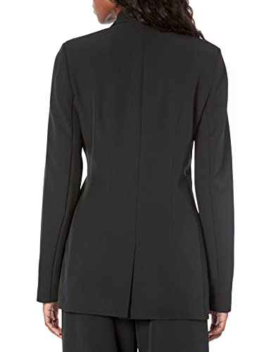 The Drop Women's Kurt Double Breasted Blazer, Black, Medium