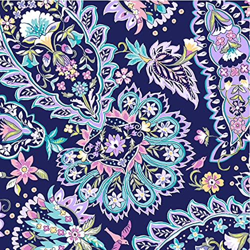 Vera Bradley Women's Cotton Heat Resistant Curling & Flat Iron Holder, French Paisley, One Size