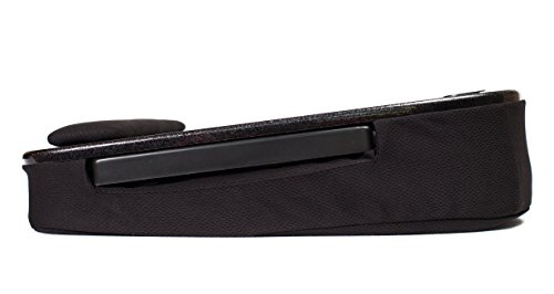 Sofia + Sam Multi Tasking Lap Desk with Memory Foam Cushion | Wrist Rest Cushion | Fits Laptops Up to 15" | Tablets Up to 9.6" | Smart Phones Up to 3.5" | Black Top | Computer Lap Tray