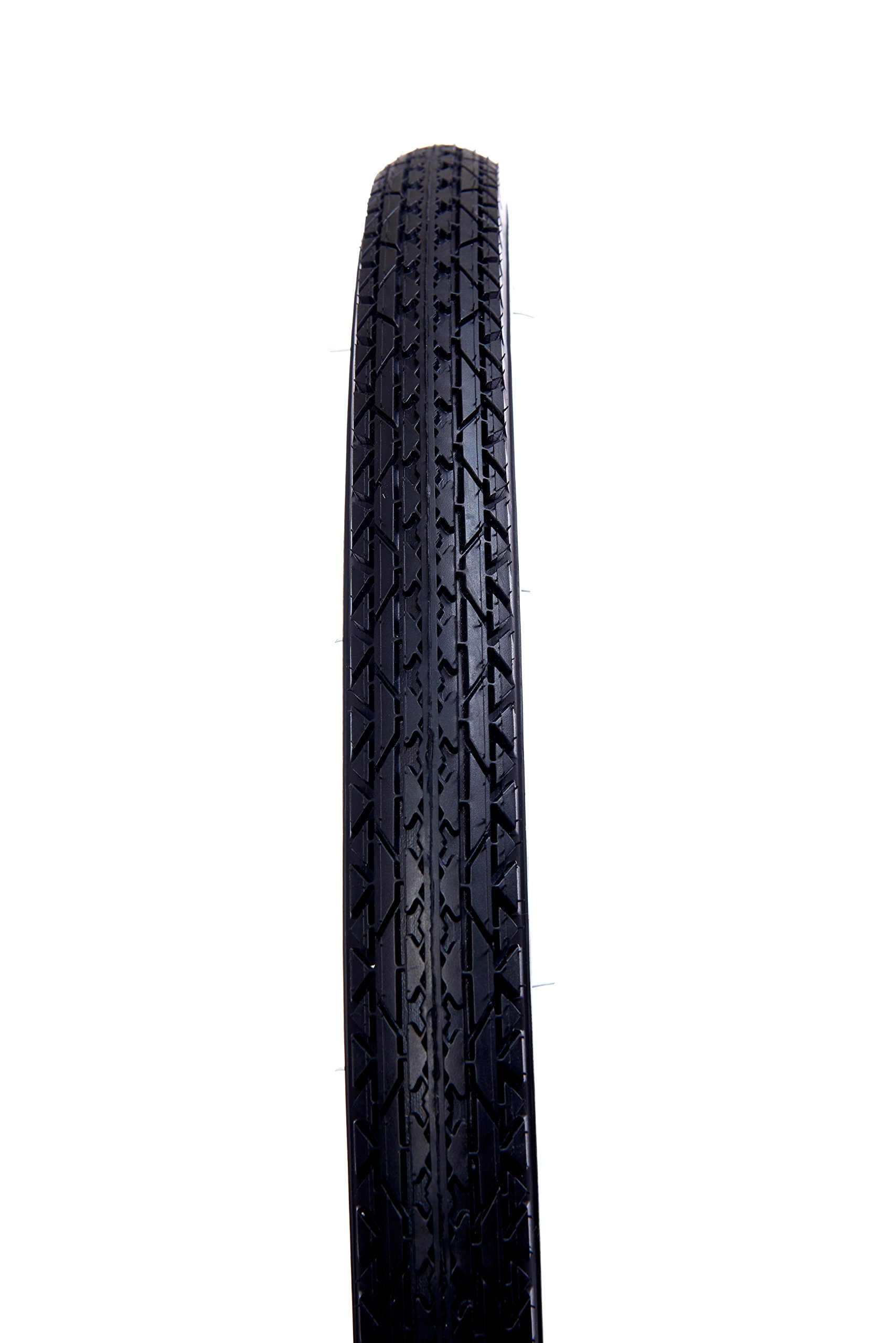 Wanda Beach Cruiser Tire, Black with White Wall, 26" One Size