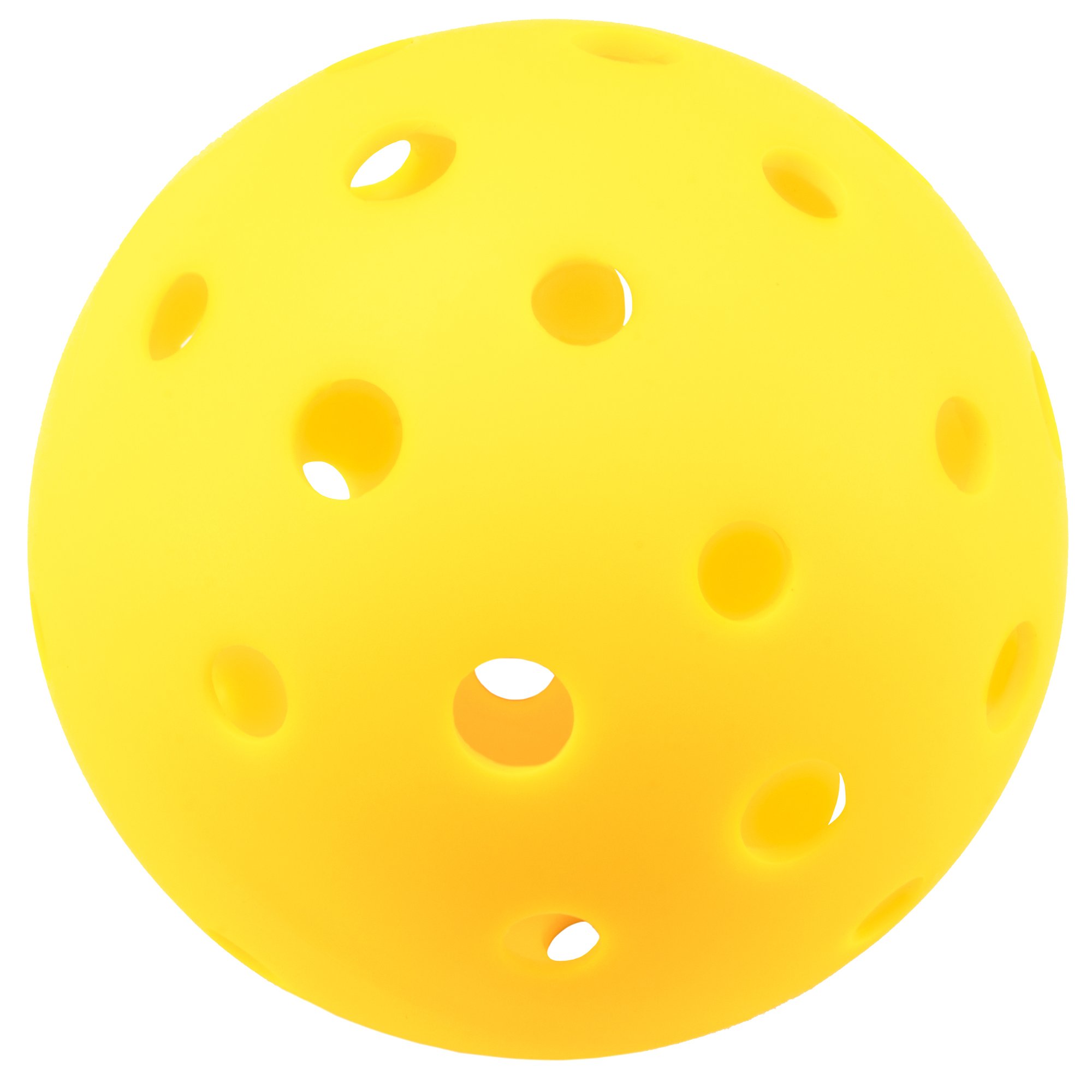 Yellow Pickleballs, Bulk Set of 75mm Official Size Balls (40 Hole Pattern) – Two Piece Construction for Accuracy & Balanced Flight - Outdoor Game, Practice, Training Polymer Balls for Standard Paddles