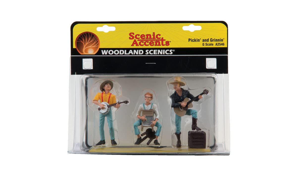 Woodland Scenics G Scale Scenic Accents Figures/People Pickin' and Grinnin'