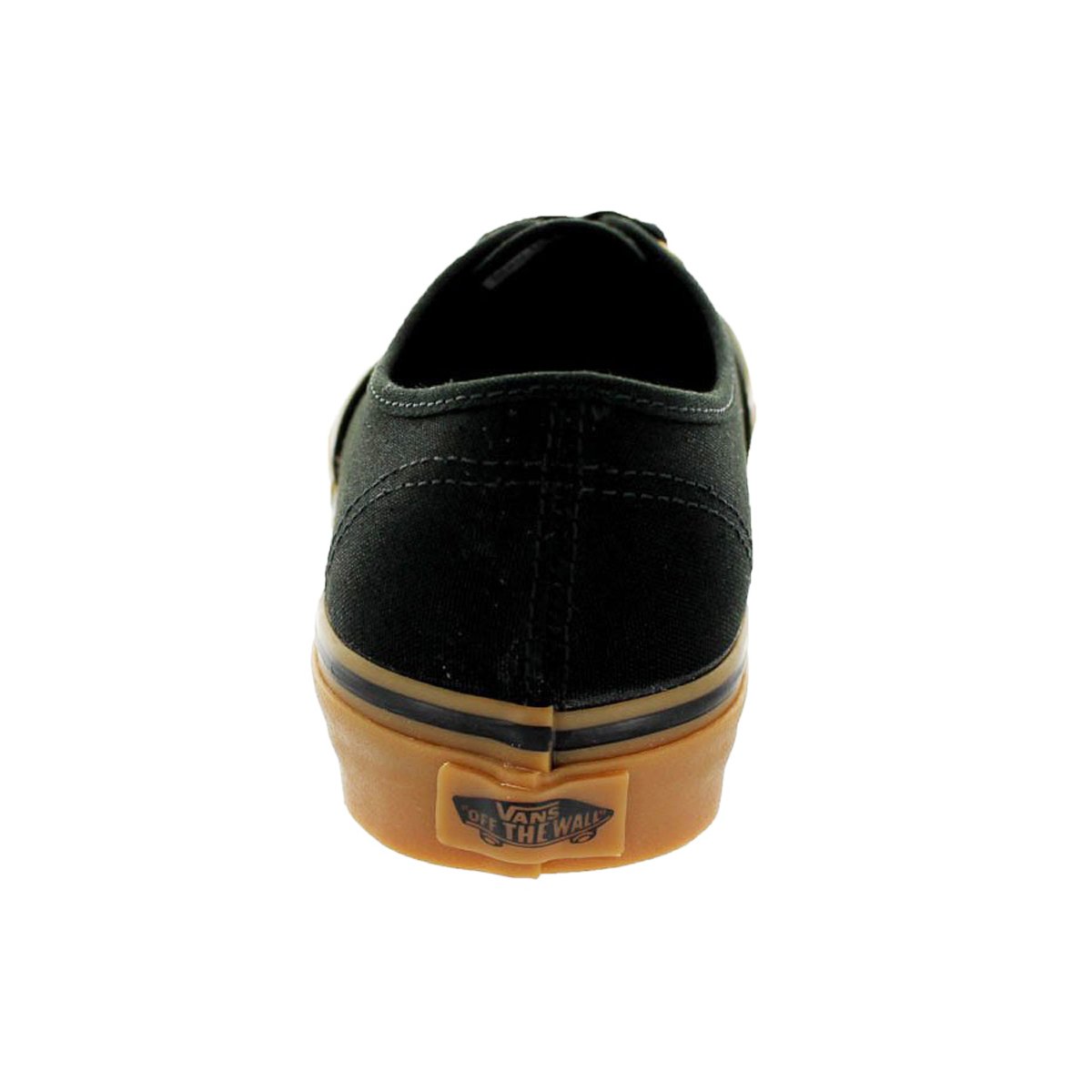 Vans Unisex Authentic Black/Rubber Skate Shoe 6 Men US / 7.5 Women US