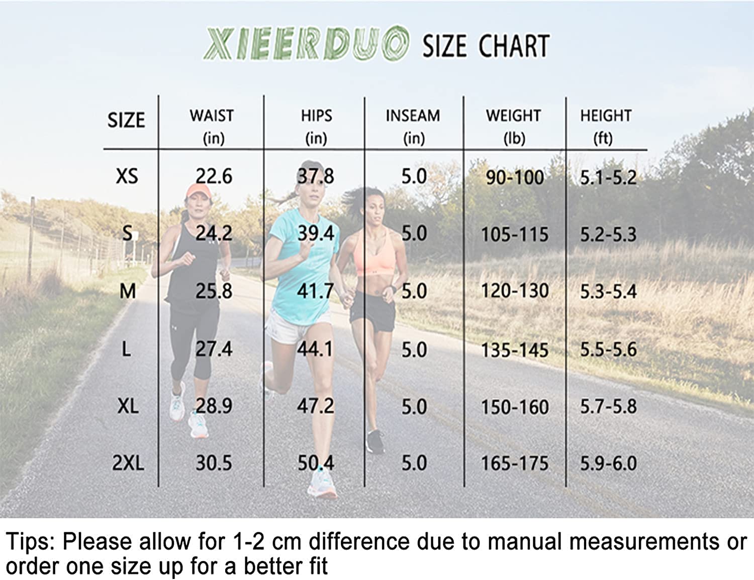 XIEERDUO Women's 5'' Athletic Running Shorts with Mesh Liner Zipper Pockets Gym Workout Training Quick Dry Black M