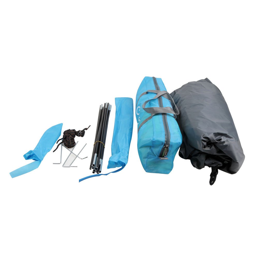 Yodo Upgraded Lightweight 2 Person Camping Backpacking Tent with Carry Bag, Carry Bag, Blue