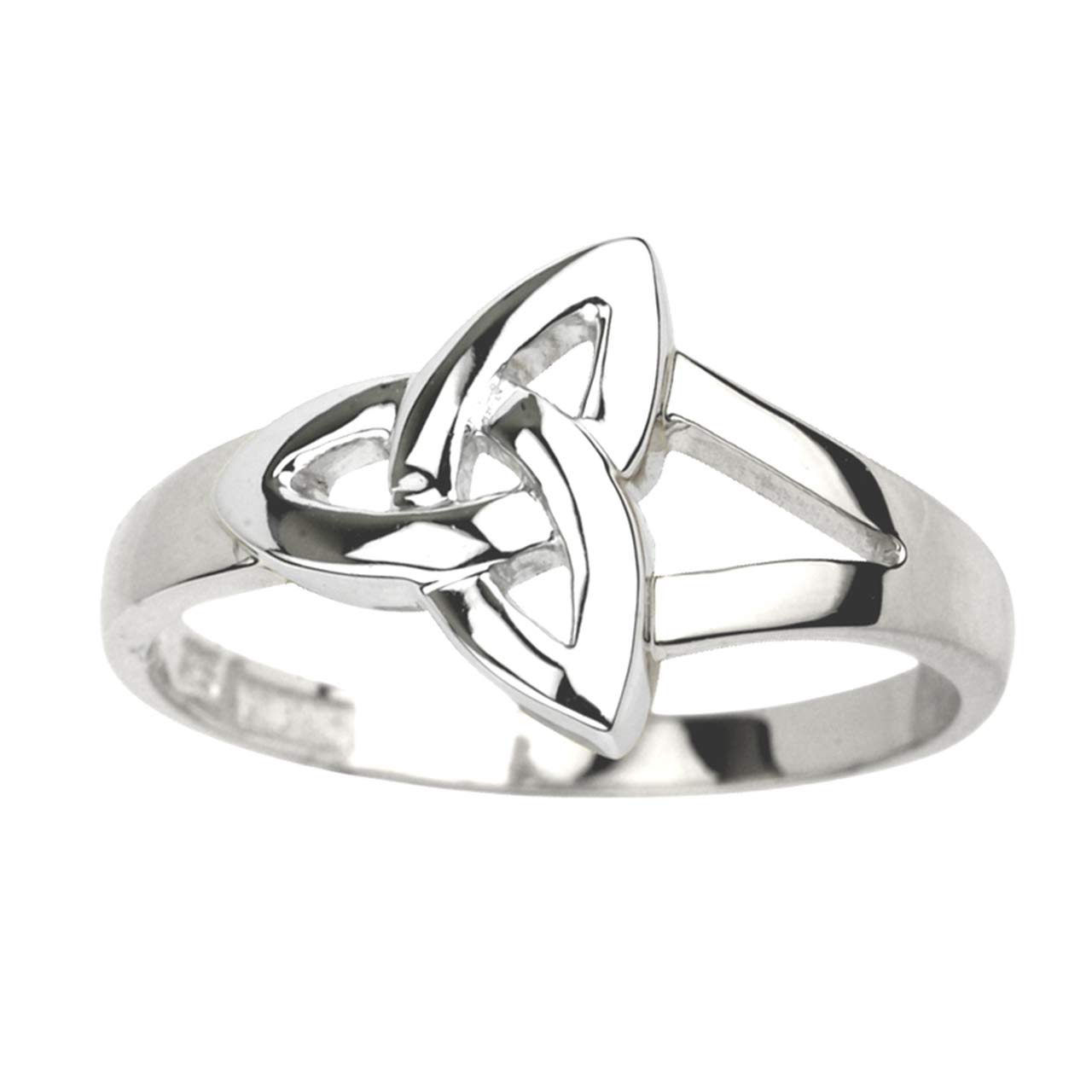Solvar Trinity Knot Ring Sterling Silver Sz 8