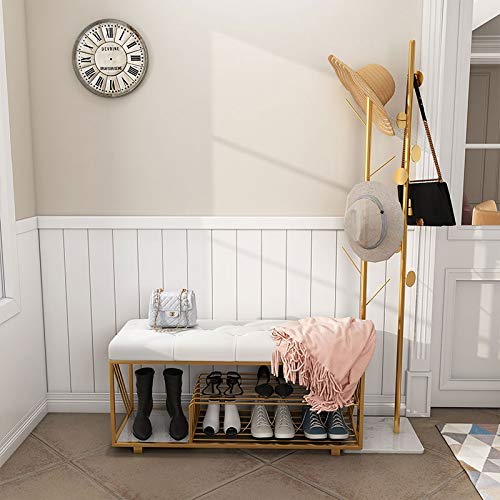 ZHYH Nordic Shoe Stool Home Entrance Porch Cabinet Storage Bed end Sofa Bench Creative (Color : E)