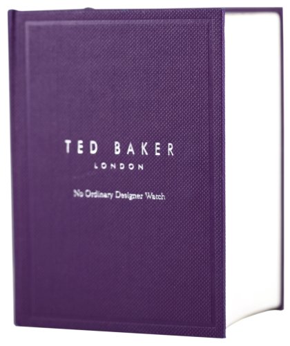 Ted Baker Men's TE1011 Motiva-Ted Round 3-Hand Analog Leather Strap Watch